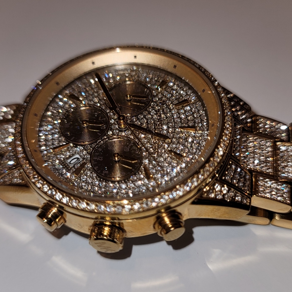 Michael Kors Gold - Tone Oversized Watch - Gem